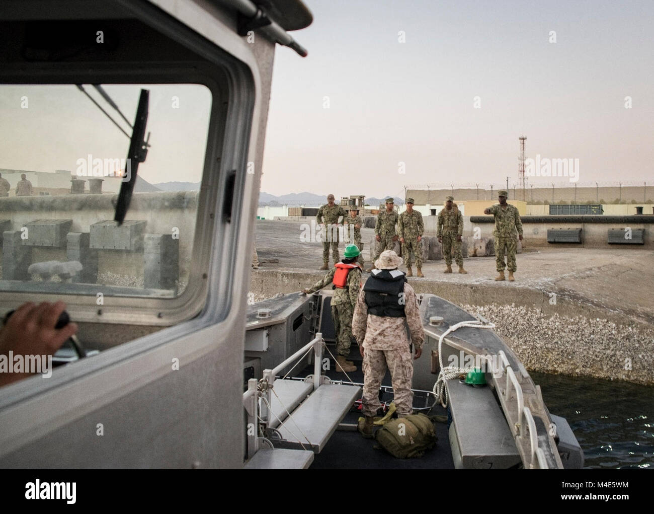 FUJAIRAH, United Arab Emirates (Jan. 17, 2018) U.S. Navy Sailors and ...