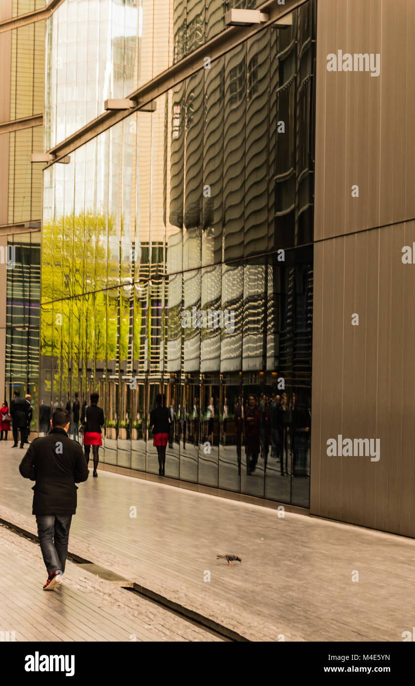 Reflections in Offices Stock Photo - Alamy