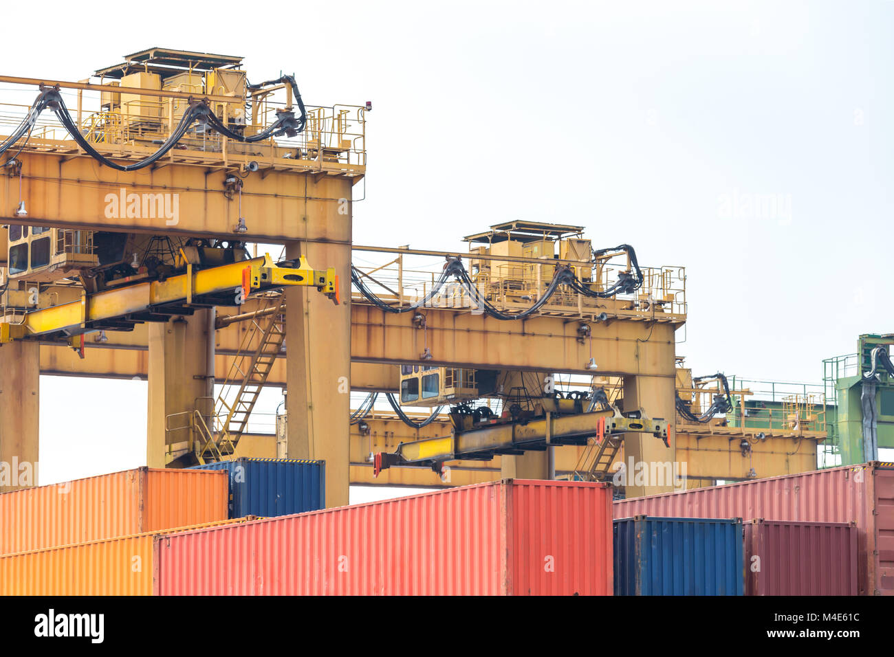 Cargo Containers Stack Stock Photo - Alamy