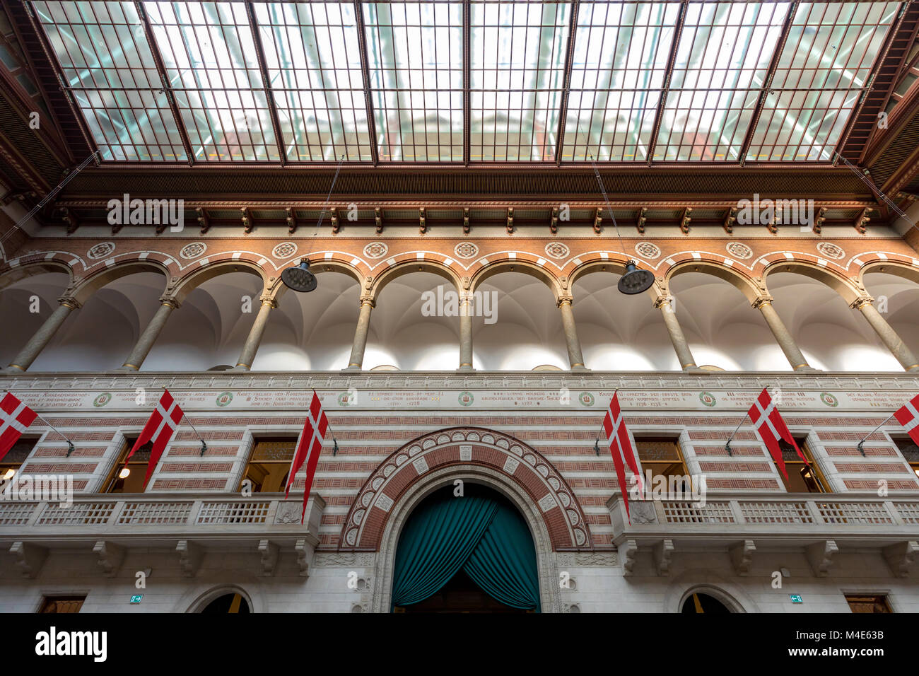 Copenhagen town hall Interior Stock Photo - Alamy