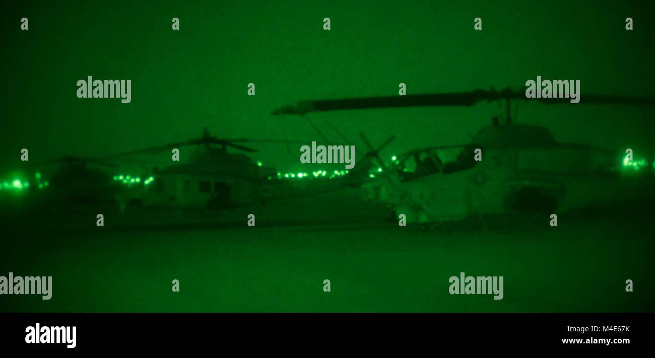 An AH-1W Super Cobra, assigned to Marine Test and Evaluation Squadron ...