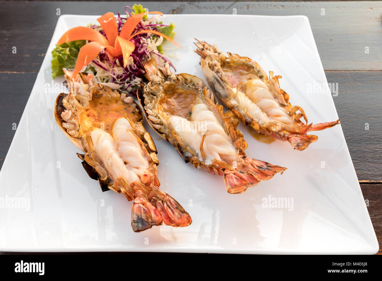 Grilled River prawn Stock Photo - Alamy
