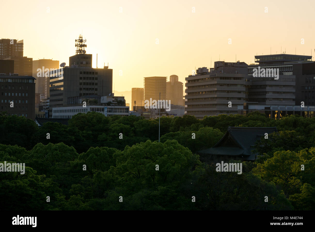osaka city view Stock Photo - Alamy