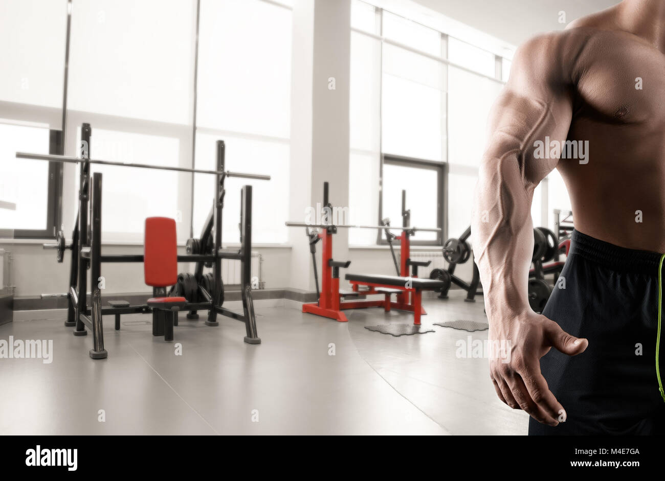 Abstract gym background Stock Photo - Alamy