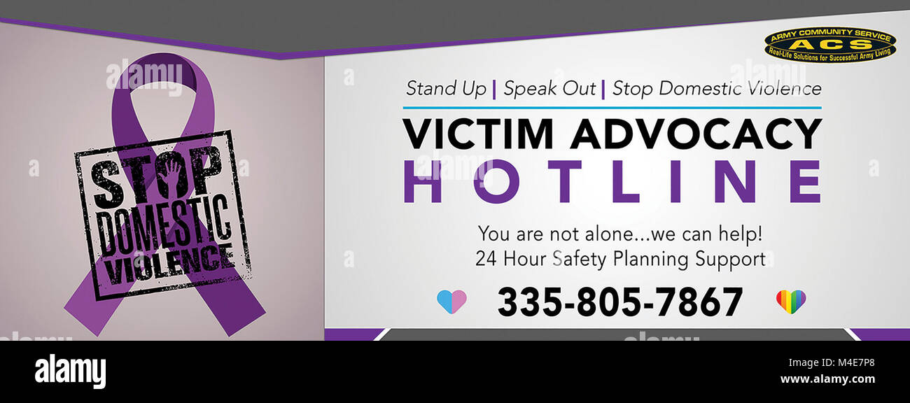 Victim advocacy hotline hi-res stock photography and images - Alamy