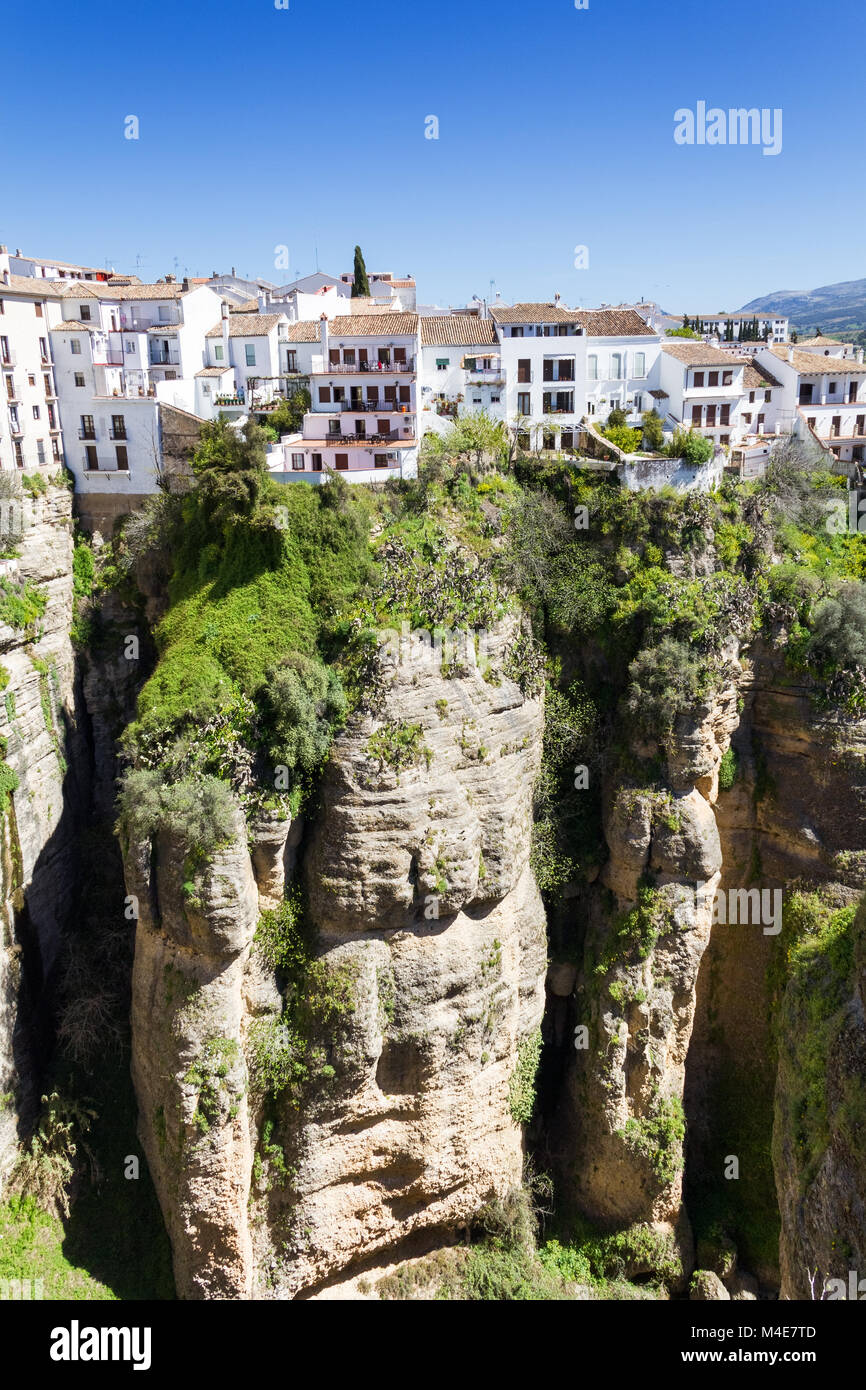 Ronda spain hanging houses hi-res stock photography and images - Alamy