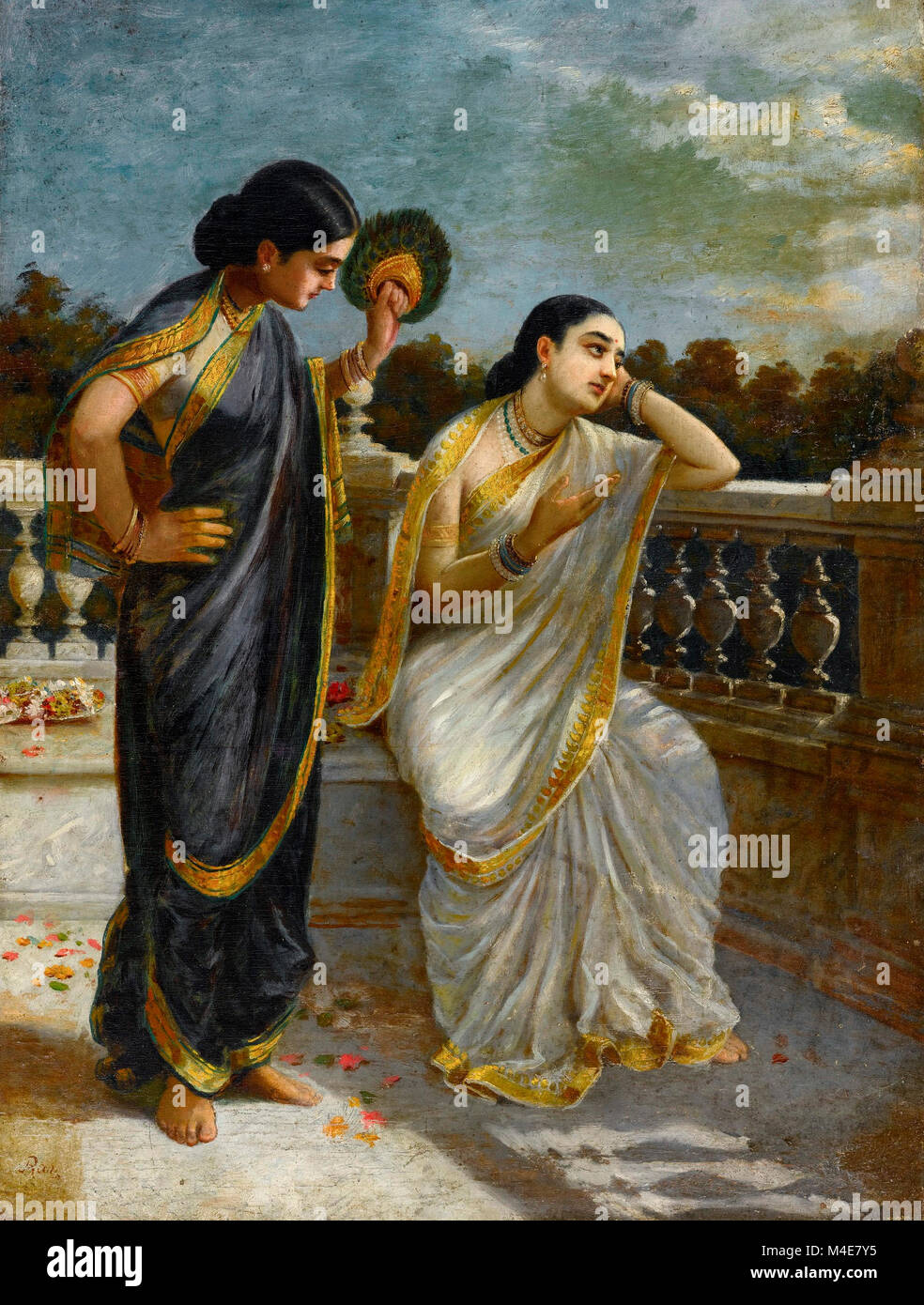 Raja ravi varma painting hi-res stock photography and images - Alamy