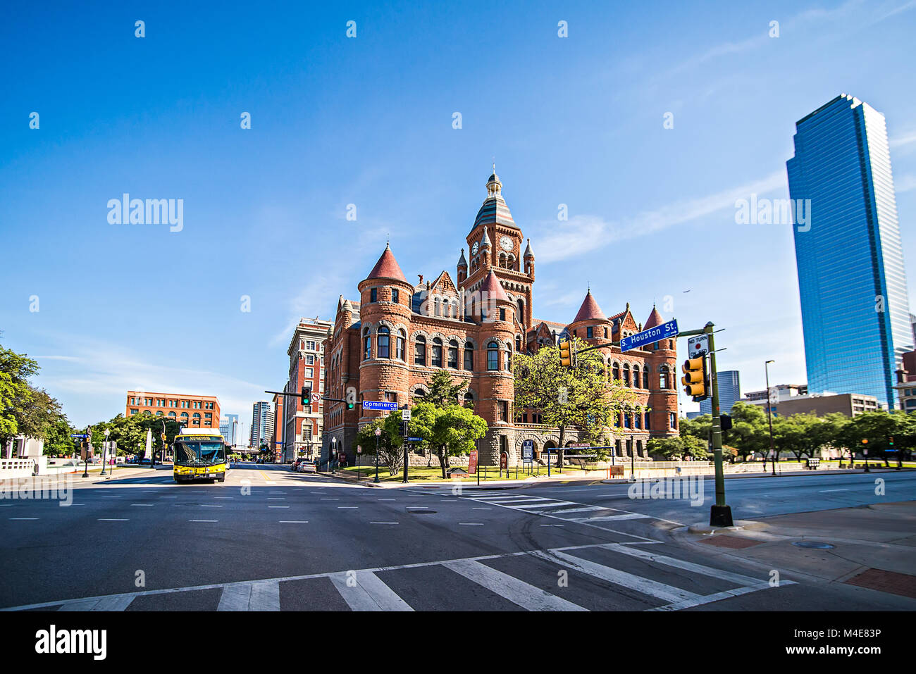 dallas texas city skyline and downtown Stock Photo - Alamy