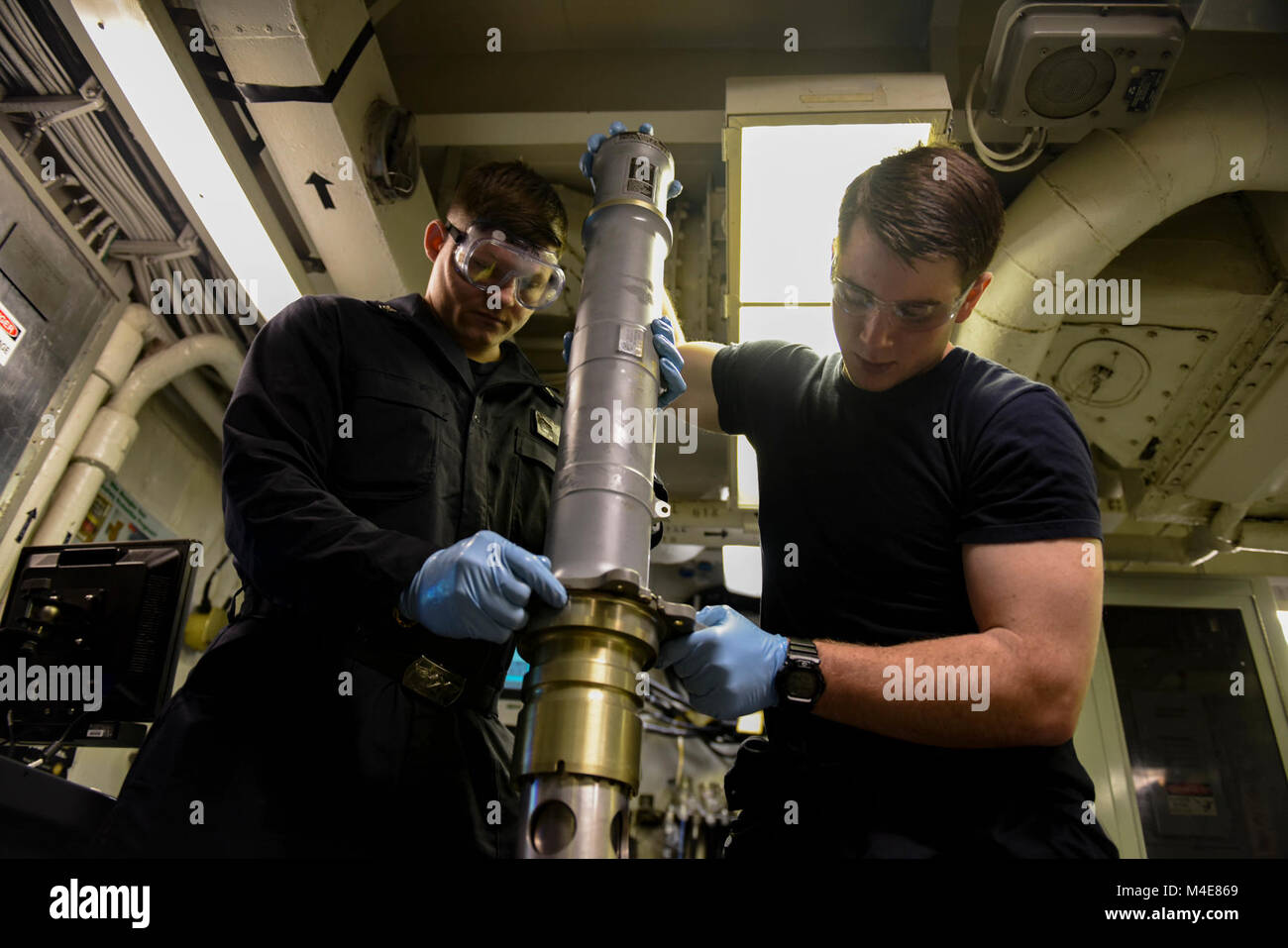 ARABIAN GULF (Feb. 7, 2018) Aviation Structural Mechanic 3rd Class ...