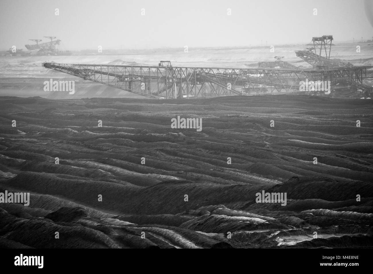 Brown Coal Mining in East Germany Stock Photo - Alamy