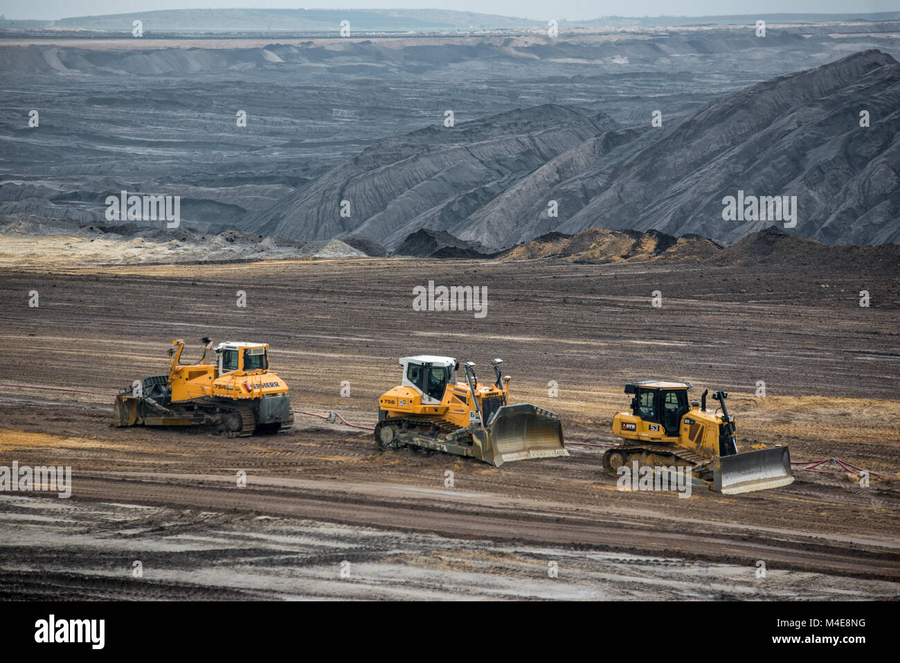 Brown Coal Mining in East Germany Stock Photo - Alamy