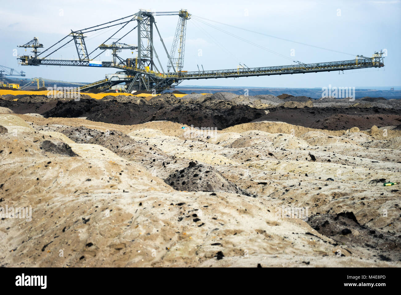 Brown Coal Mining in East Germany Stock Photo - Alamy