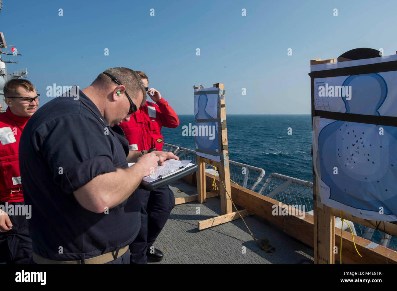 SOUTH CHINA SEA (Feb. 8, 2018) Chief Gunner's Mate Frederick Bryant ...