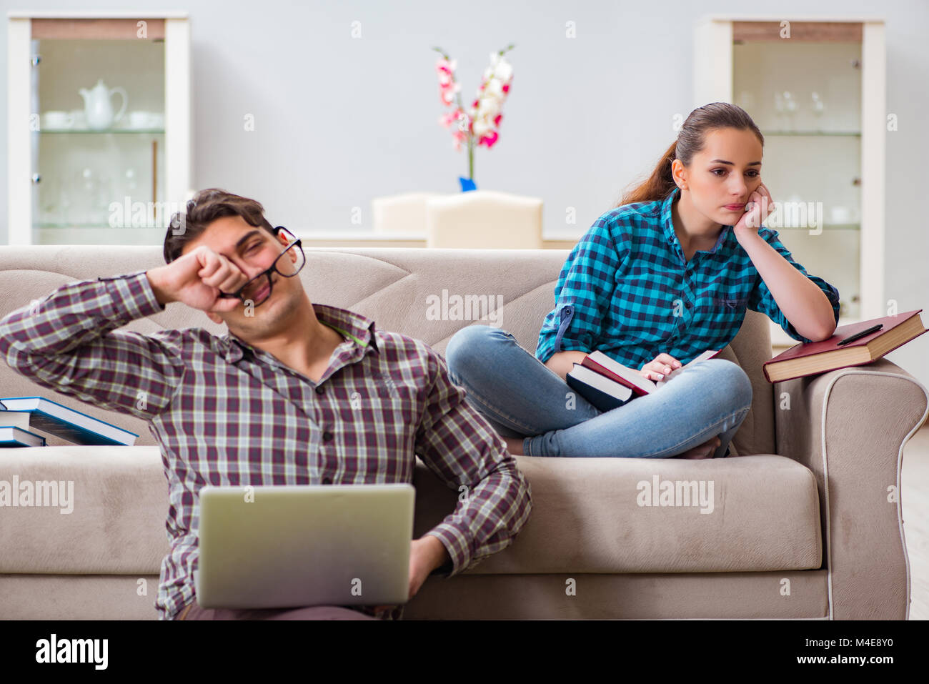 Students preparing for university exams Stock Photo - Alamy