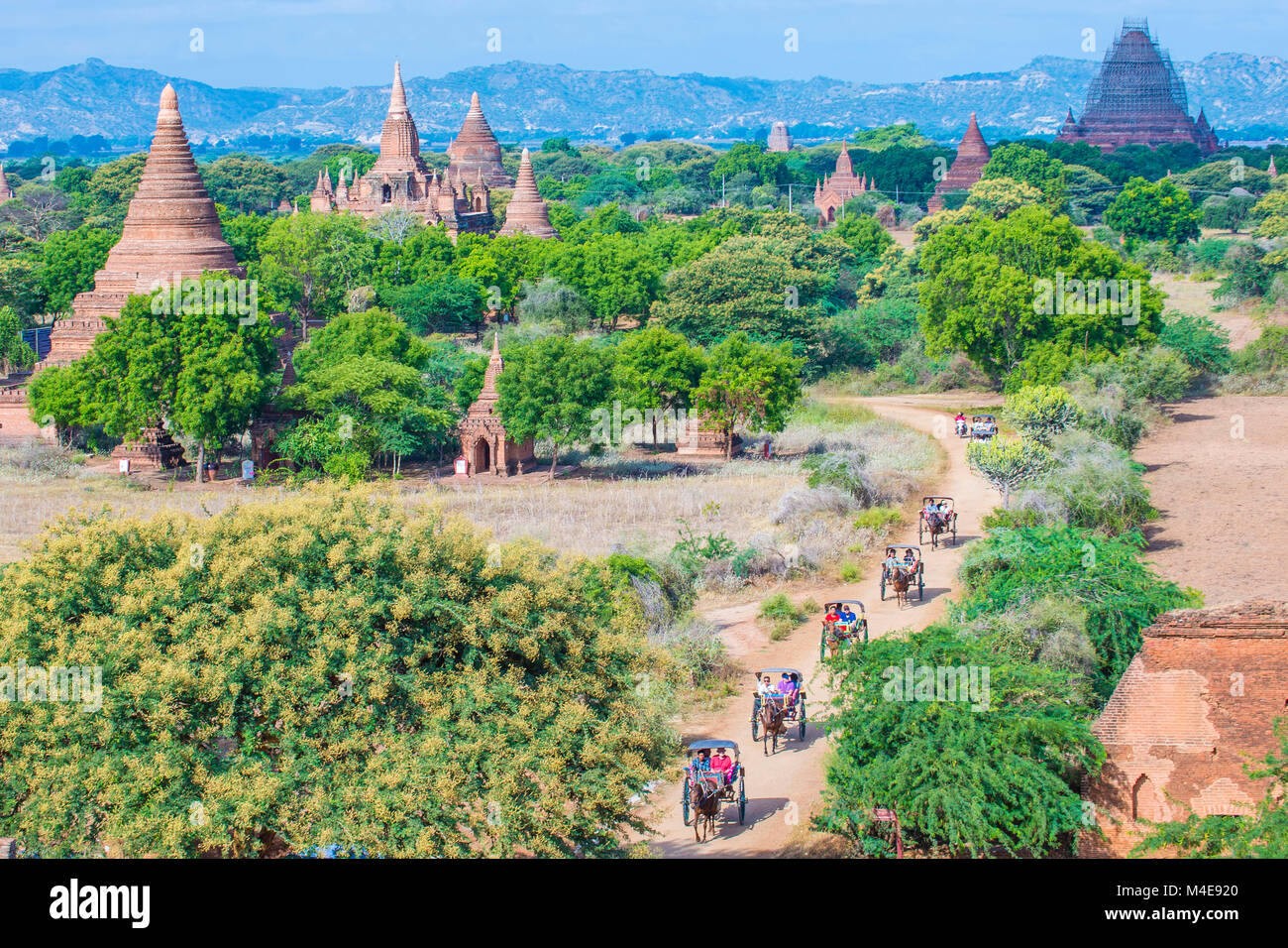 The Temples of bagan in Myanmar Stock Photo - Alamy
