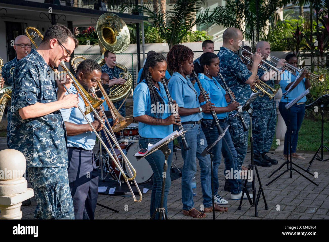 VICTORIA, Seychelles (Feb. 6, 2018) Members of the U.S. Naval Forces ...