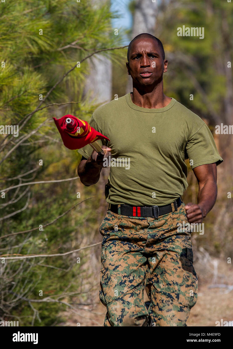 U.S. Marine Corps Staff Sgt. Oscar Hayott, a tactical switching ...