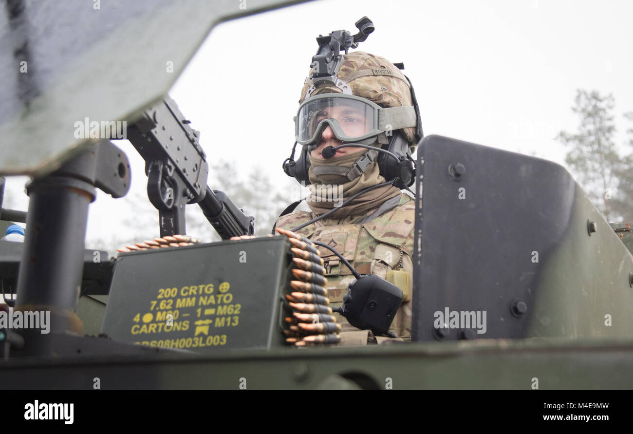 A U.S. Soldier assigned to Fury Troop, 3rd Squadron, 2nd Cavalry ...