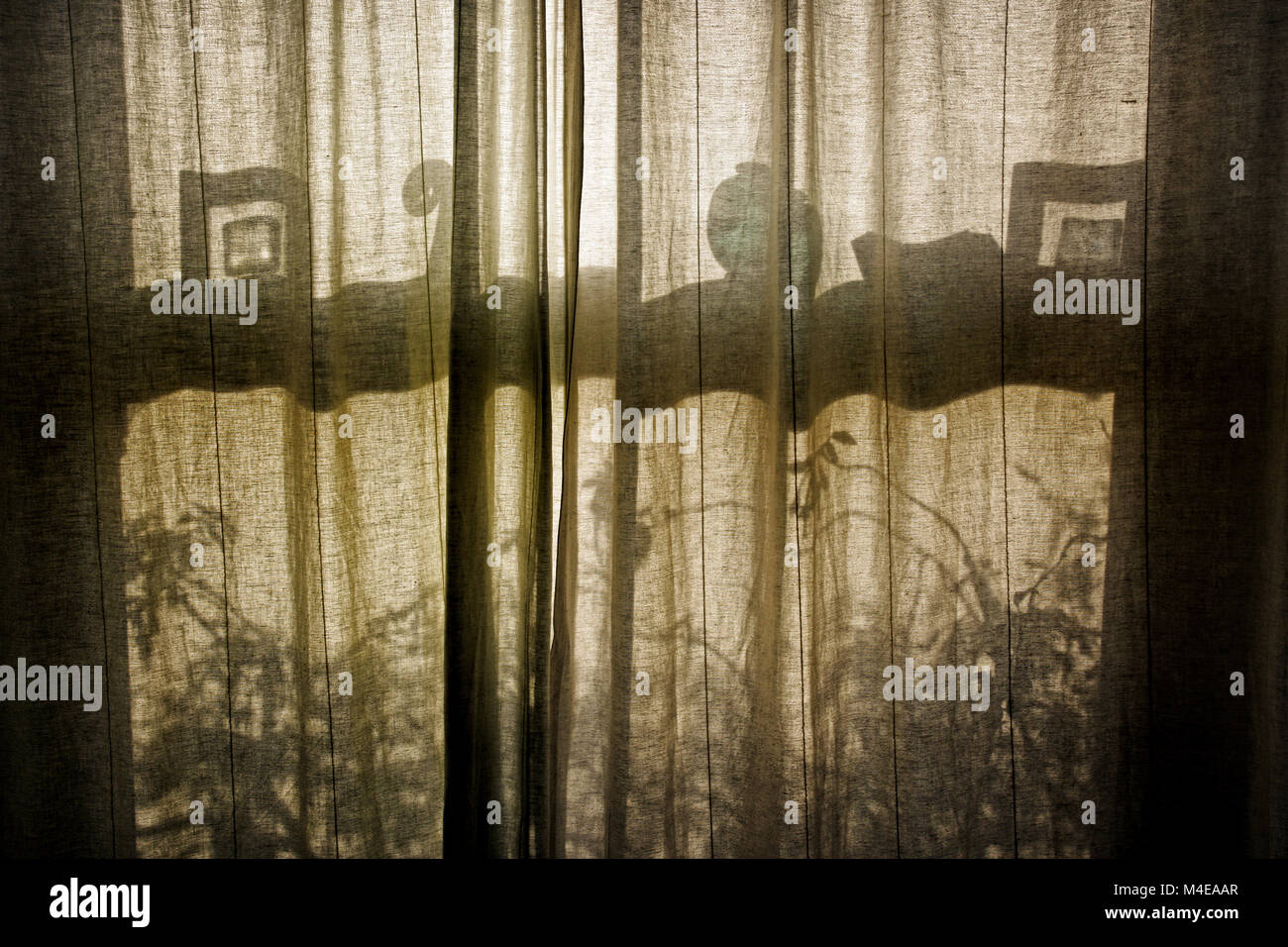 Sash window curtains hi-res stock photography and images - Alamy