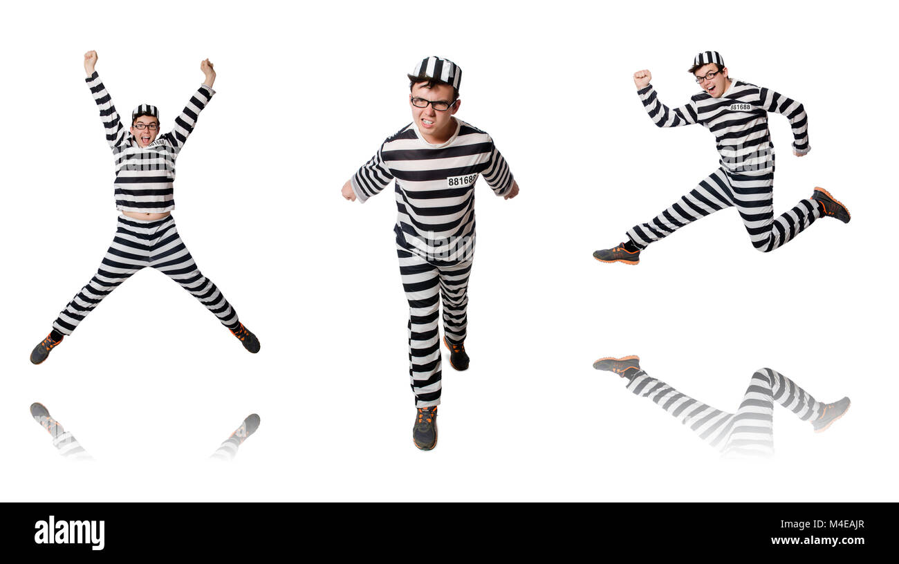 Funny prison inmate in concept Stock Photo - Alamy