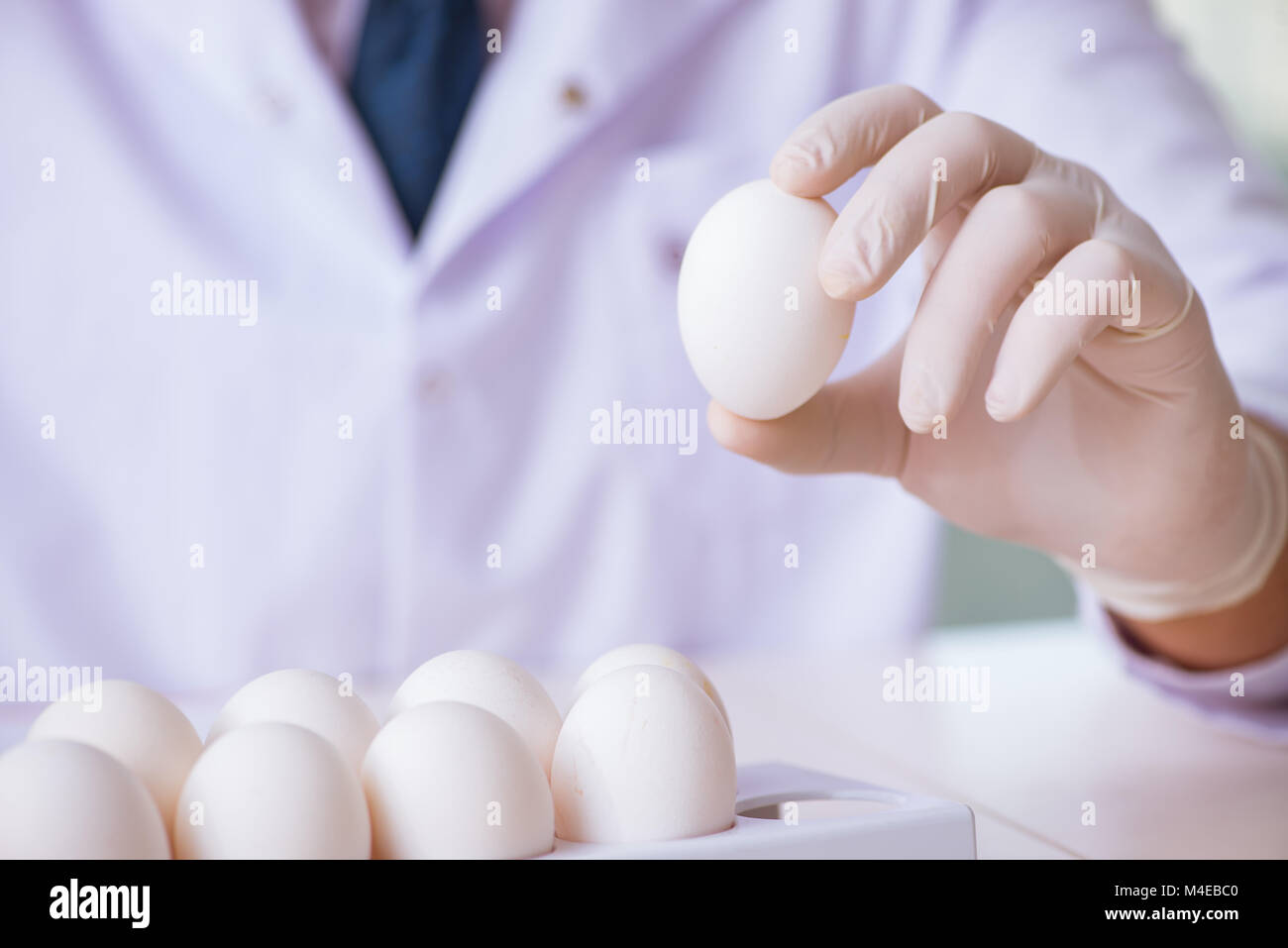 Nutrition expert testing food products in lab Stock Photo - Alamy