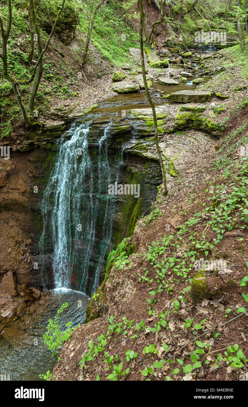 Rusyliv waterfall, Ukraine Stock Photo - Alamy