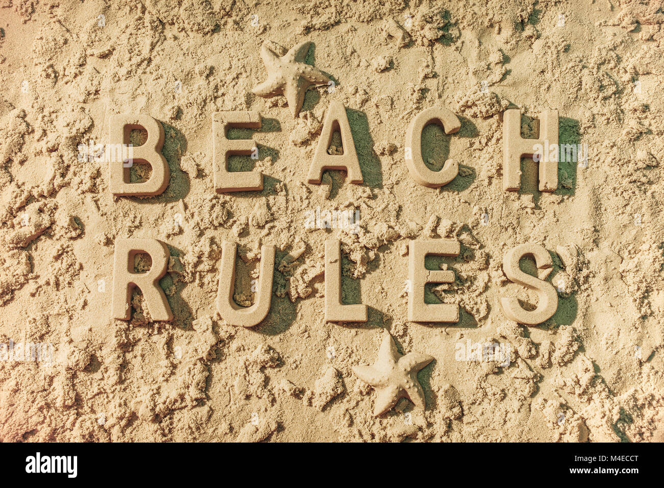 Rules of beach hi-res stock photography and images - Alamy