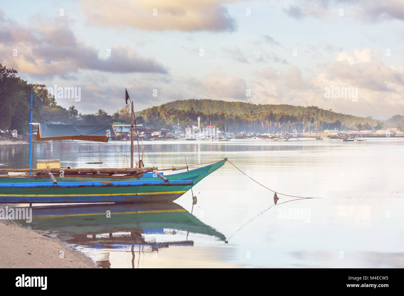 Boat in Philippines Stock Photo - Alamy