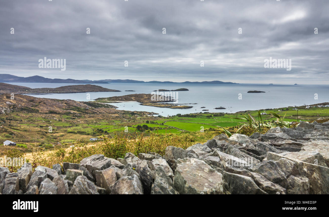 Ring of Kerry landscape Stock Photo - Alamy