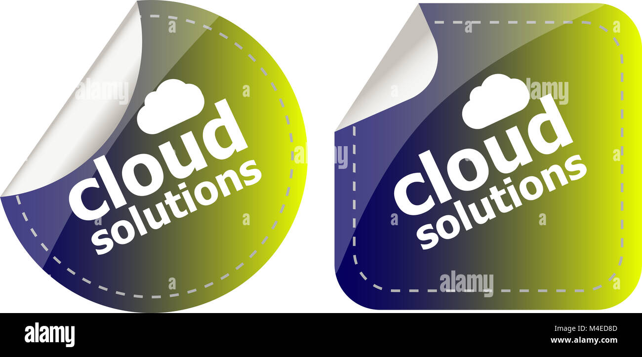 Cloud computing concept with cloud shape on sticky note Stock Photo - Alamy