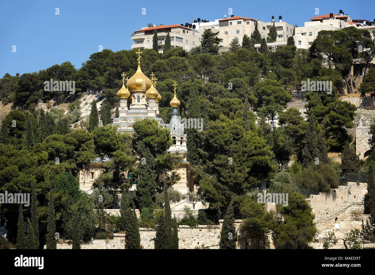 idron Valley and the Mount of Olives Stock Photo - Alamy