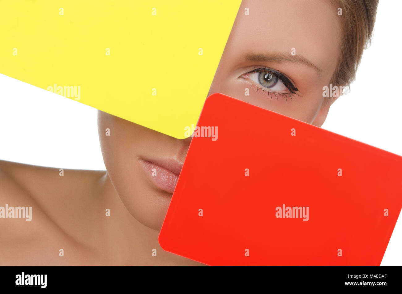 Soccer yellow card hi-res stock photography and images - Alamy