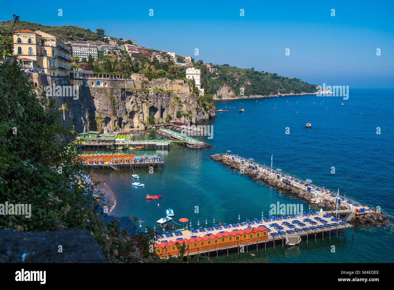 Panoramic view of Sorrento, the Amalfi Coast, Italy Stock Photo - Alamy