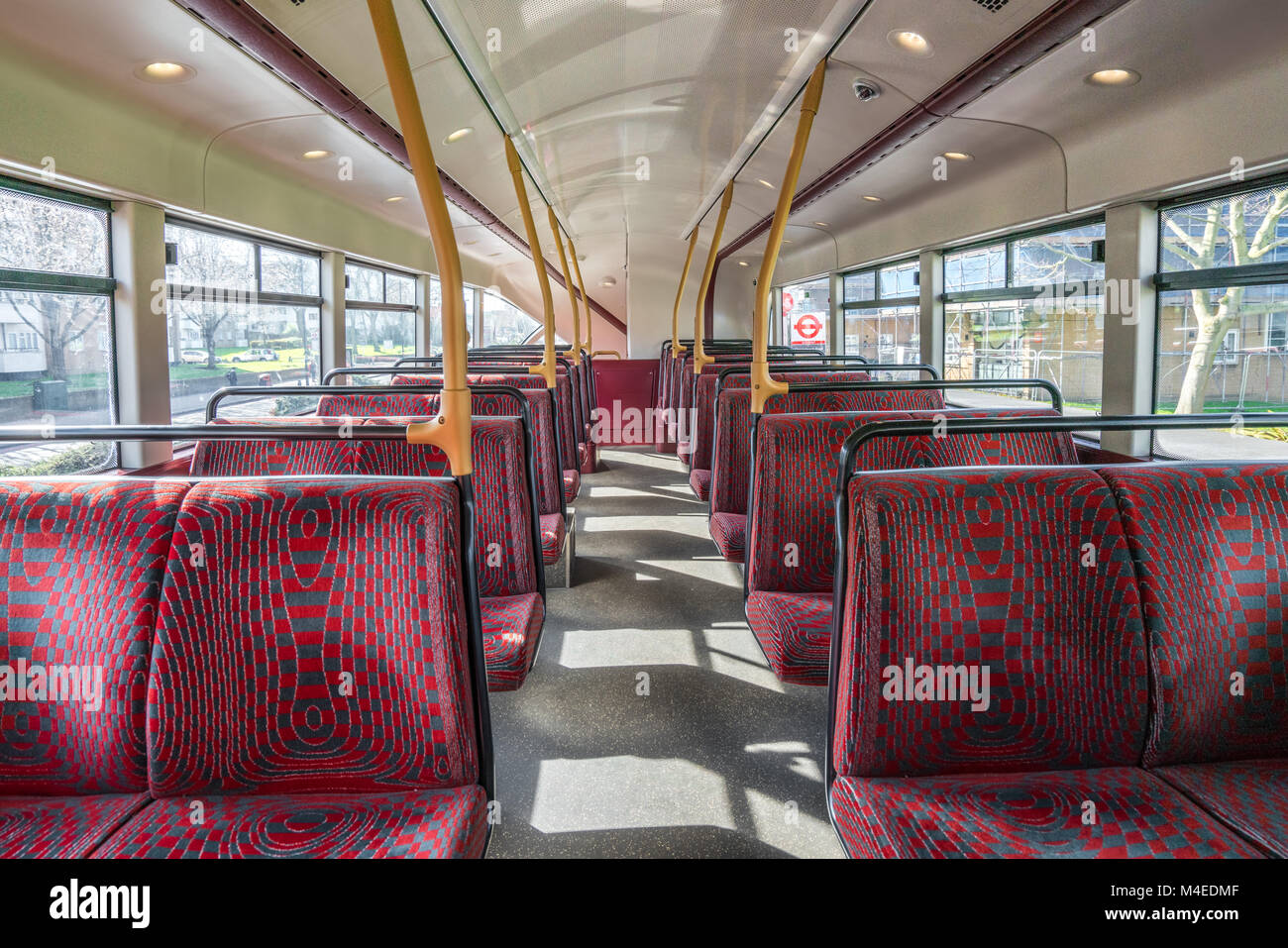 London Double Decker Bus Interior High Resolution Stock Photography and ...