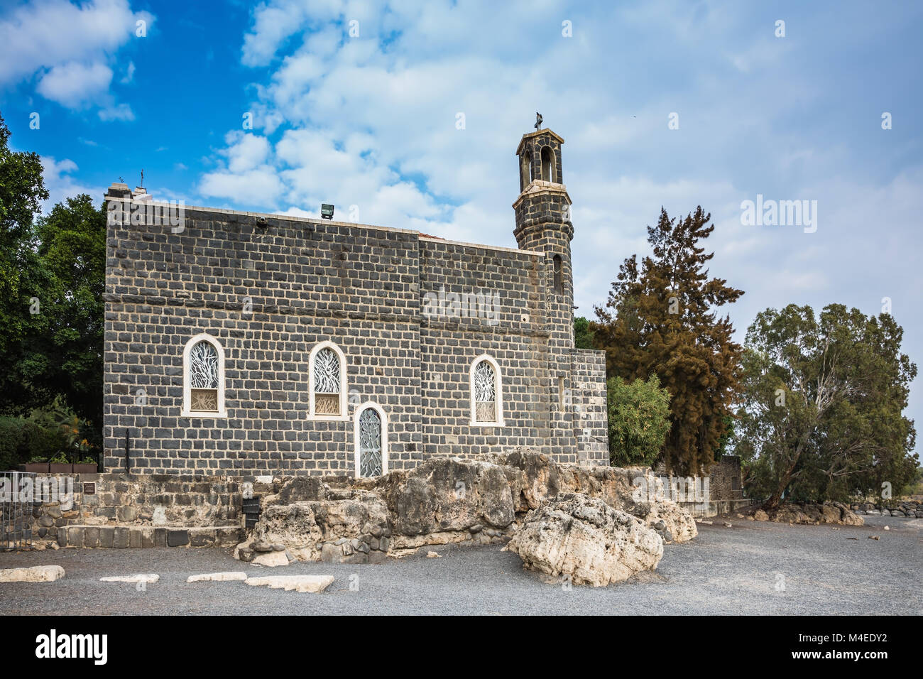 The Holy Church of the Primacy - Tabgha Stock Photo - Alamy