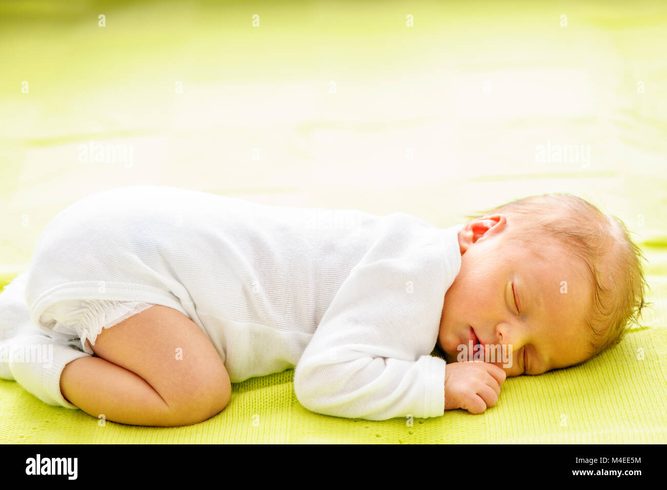 One week old newborn baby Stock Photo - Alamy