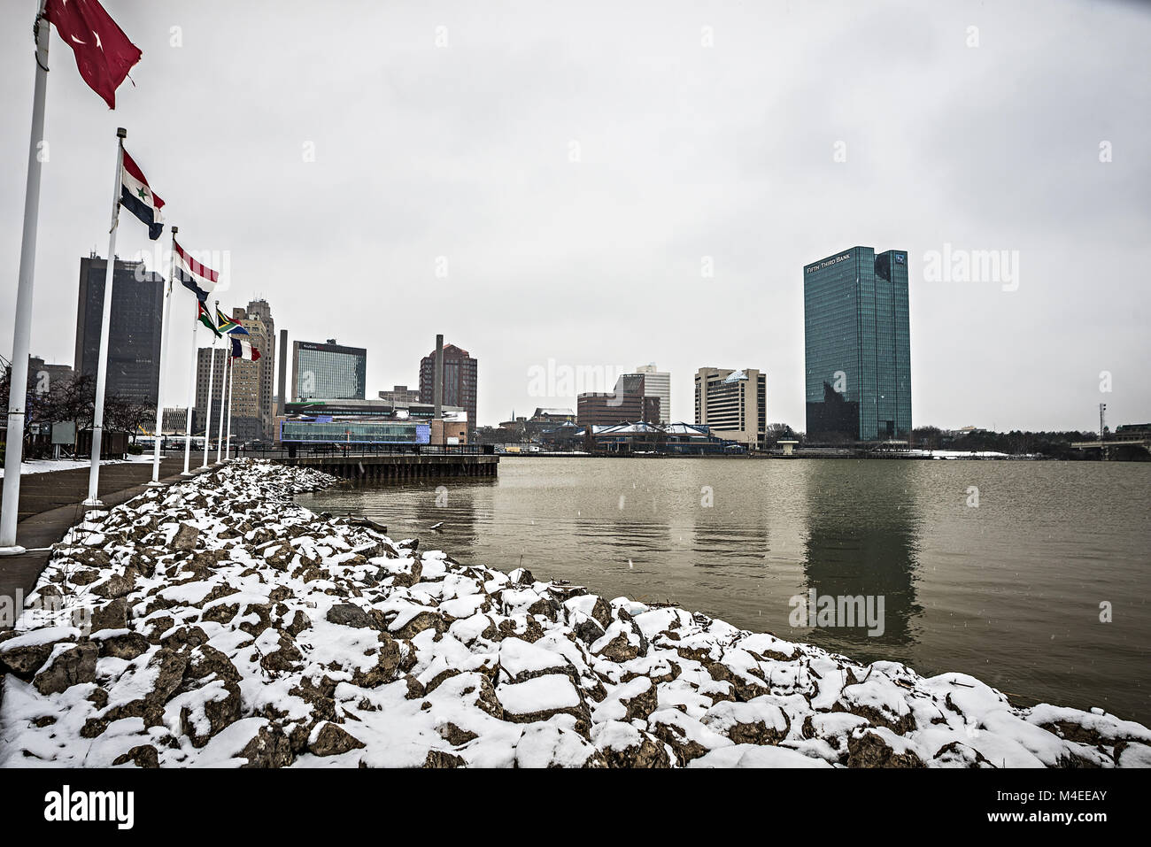 toledo ohio city skyline and streets Stock Photo - Alamy