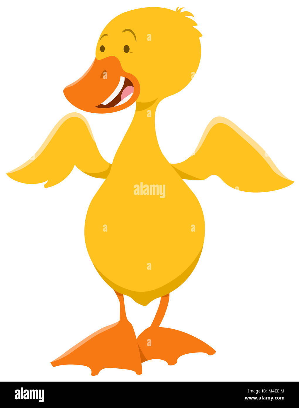 cute duckling animal character Stock Photo - Alamy