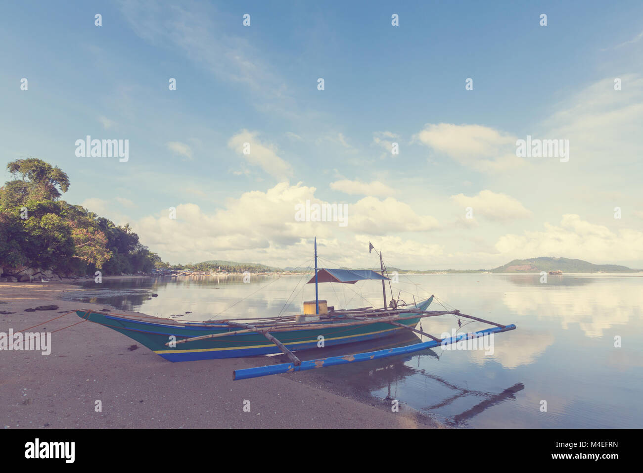 Boat in Philippines Stock Photo - Alamy