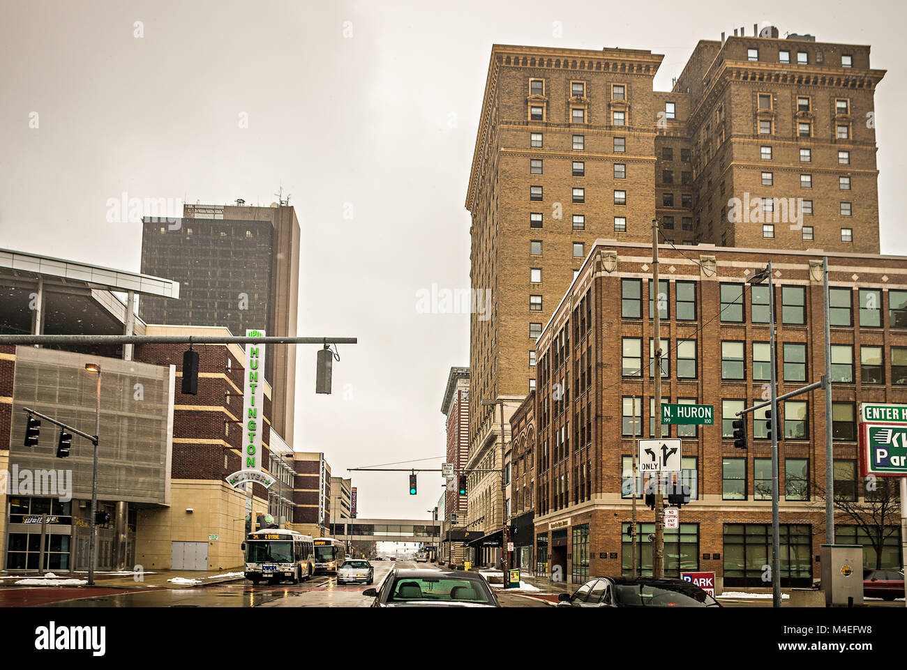 toledo ohio city skyline and streets Stock Photo - Alamy