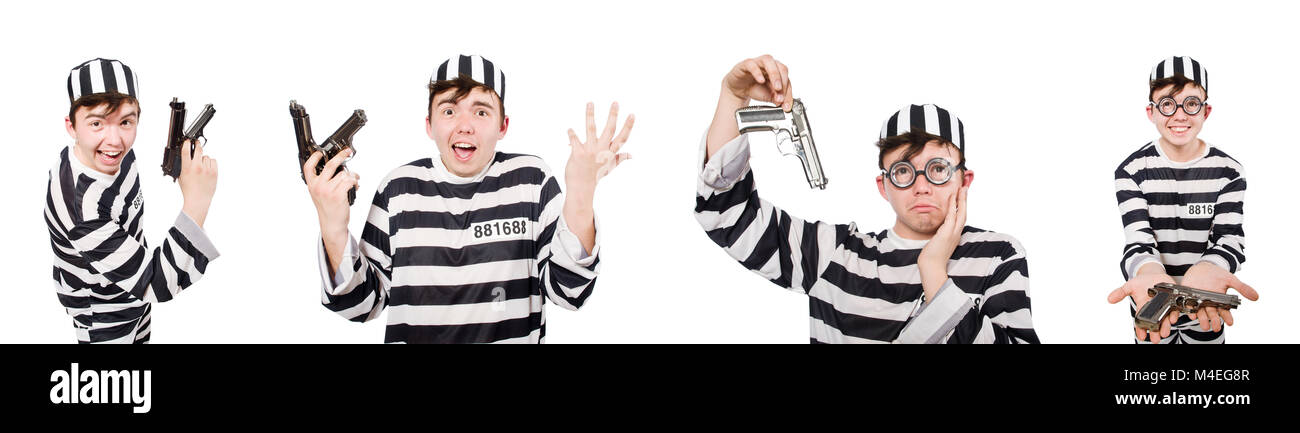 Funny prison inmate gun hi-res stock photography and images - Alamy