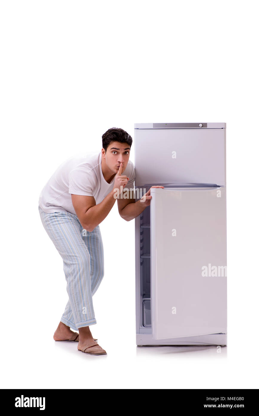 Young handsome next to bridge isolated on white background Stock Photo ...