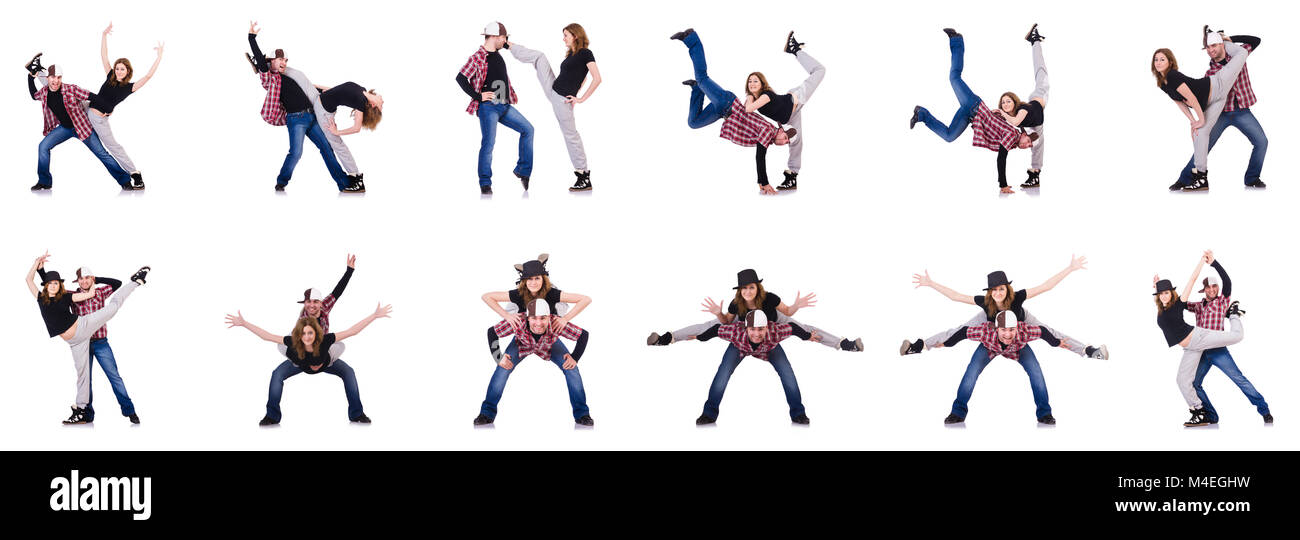 Male female ballet dancers dancing Cut Out Stock Images & Pictures - Alamy