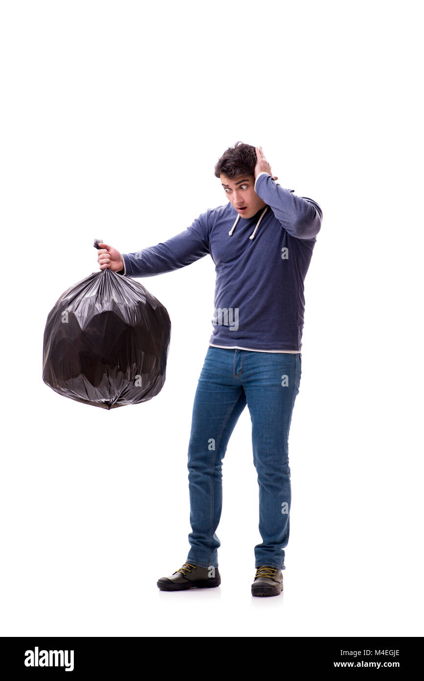 Garbage collector Cut Out Stock Images & Pictures - Alamy