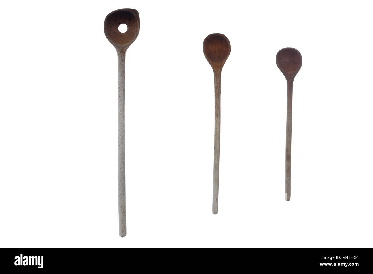 three wooden spoon Stock Photo - Alamy