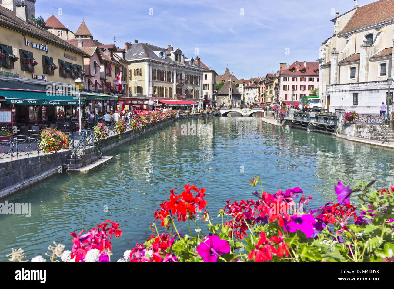 Annecy, France, Alps, old city view Stock Photo - Alamy