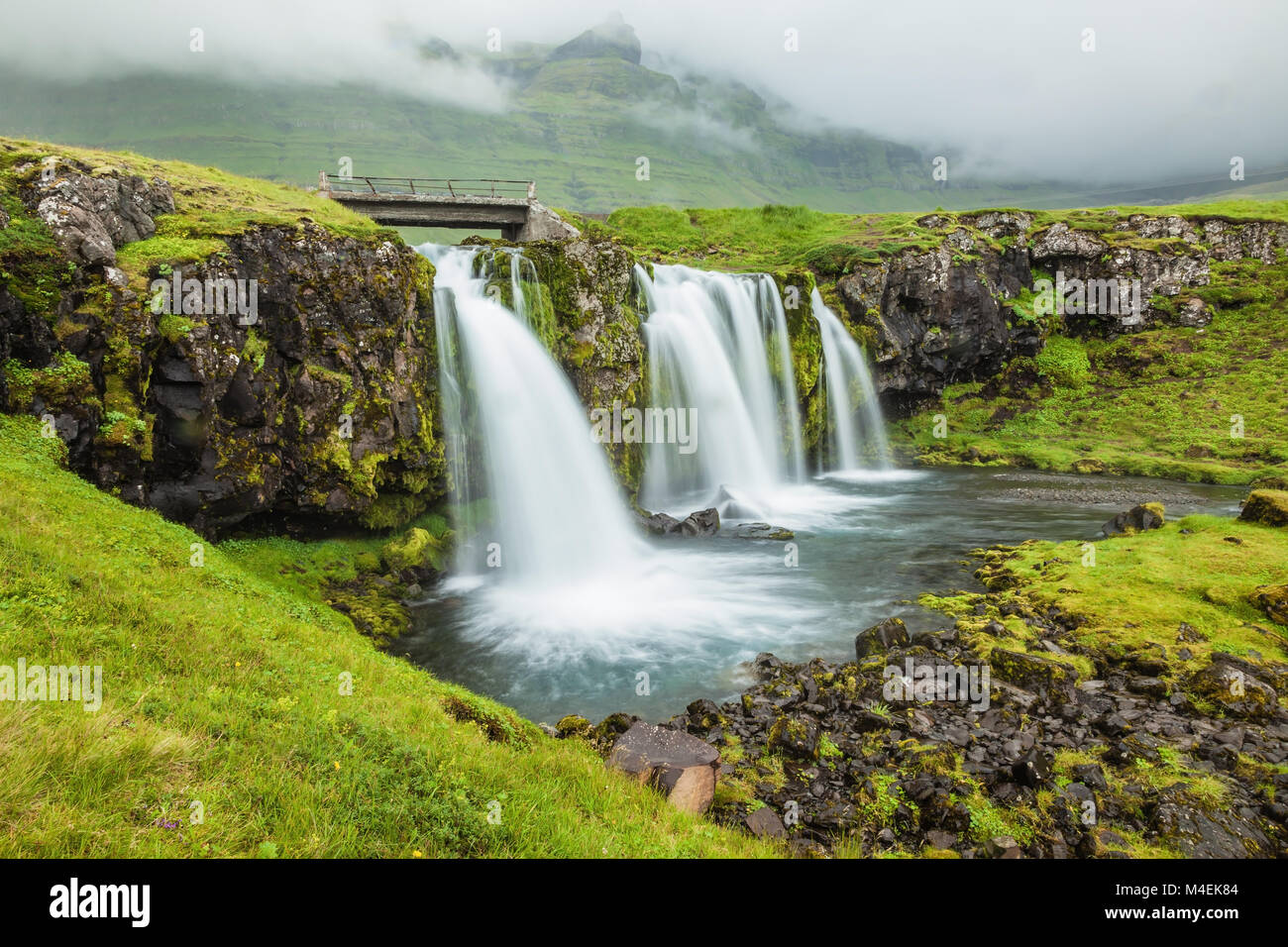 Iceland - country of mountains and waterfalls Stock Photo - Alamy