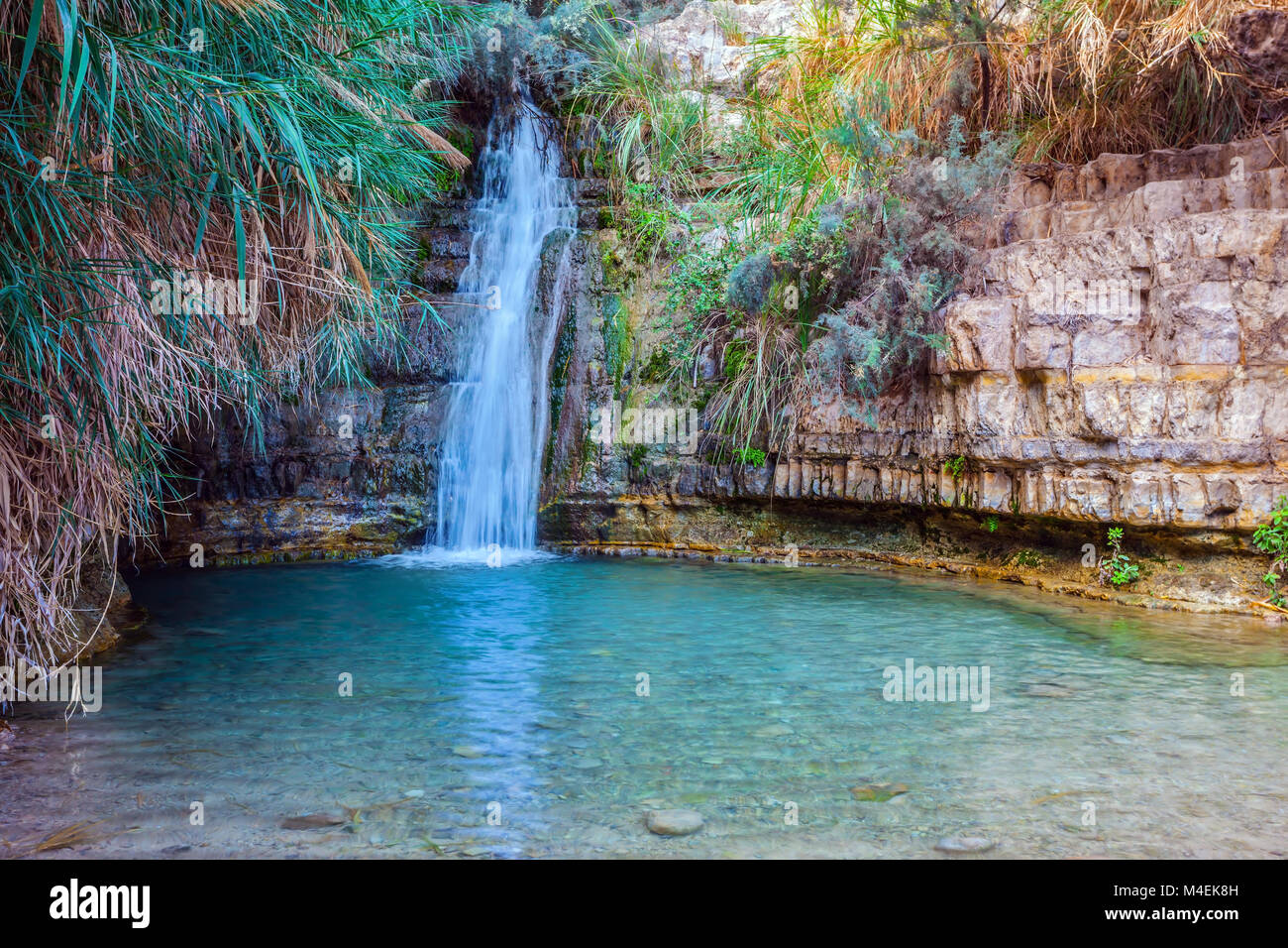 Beautiful small waterfall rock hi-res stock photography and images - Alamy