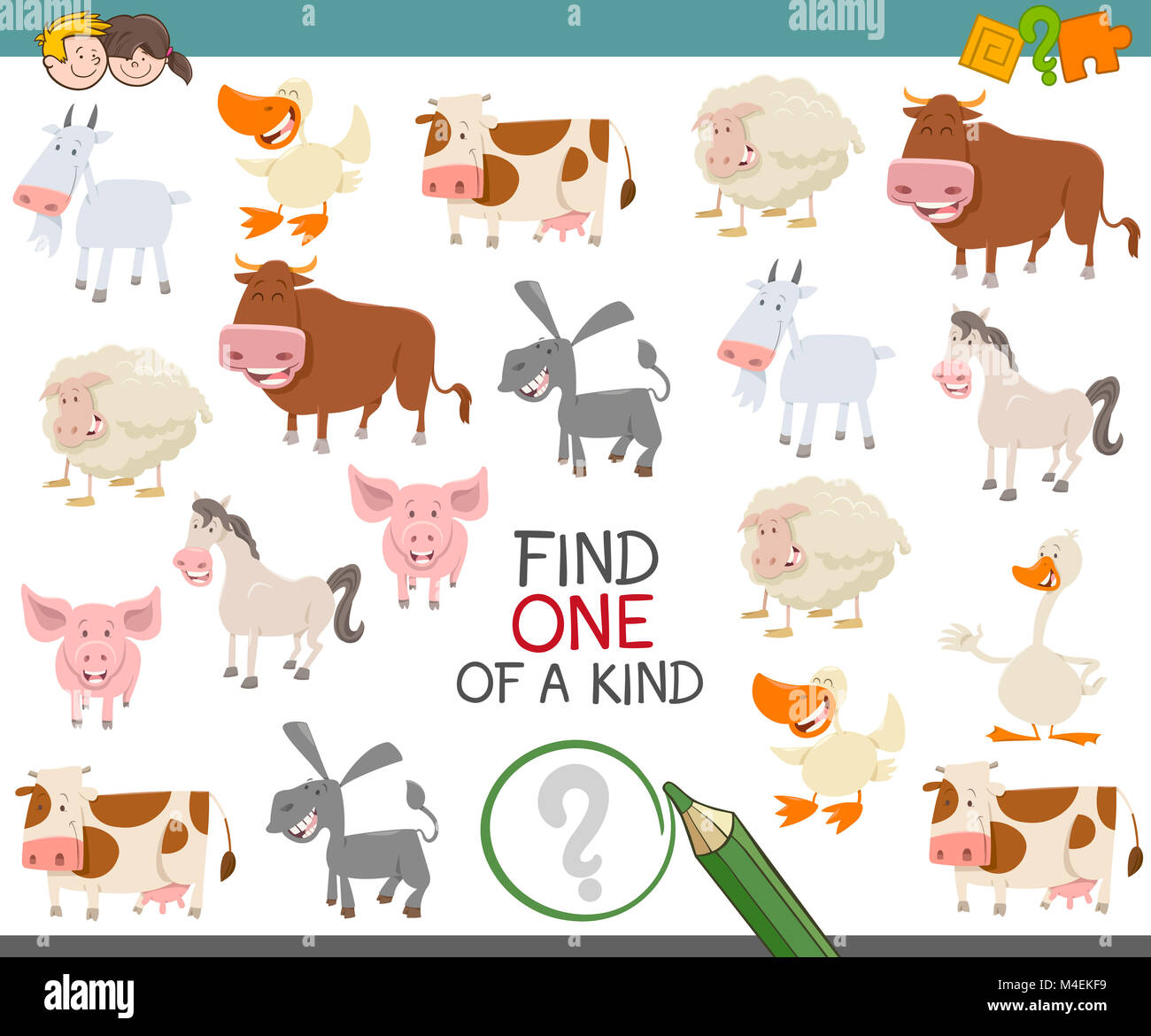 All Farm Animals In One Picture