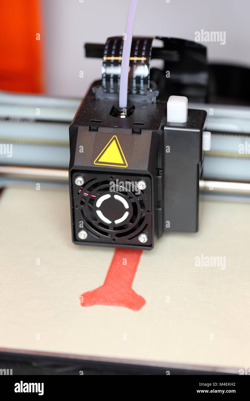 3d printer with object Stock Photo - Alamy